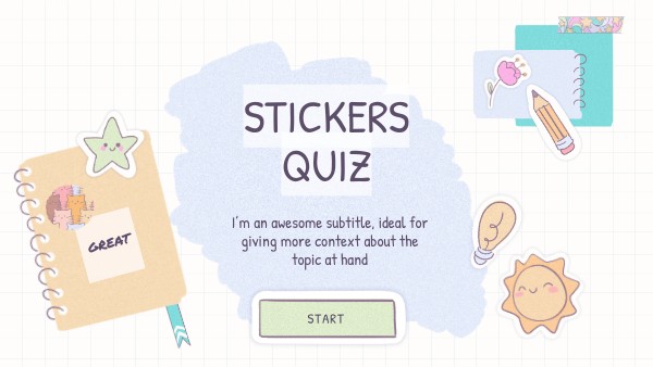 STICKERS QUIZ