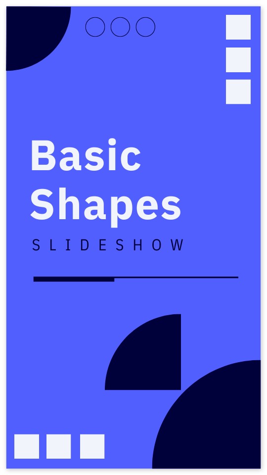 BASIC SHAPES SLIDESHOW MOBILE | Genially