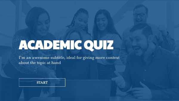Academic quiz | Genially