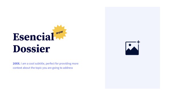 Dossier Essentiel | Genially