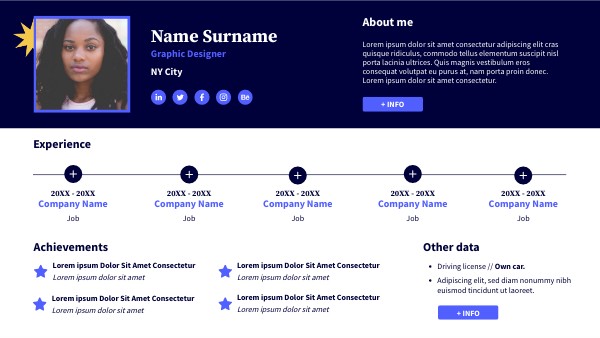 Copie - GENIAL CV | Genially