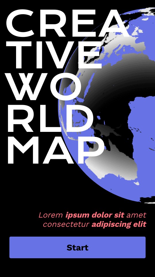 CREATIVE WORLD MAP