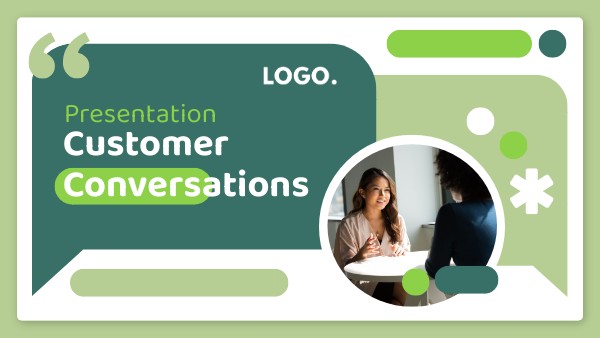 CUSTOMER CONVERSATIONS PRESENTATION | Genially