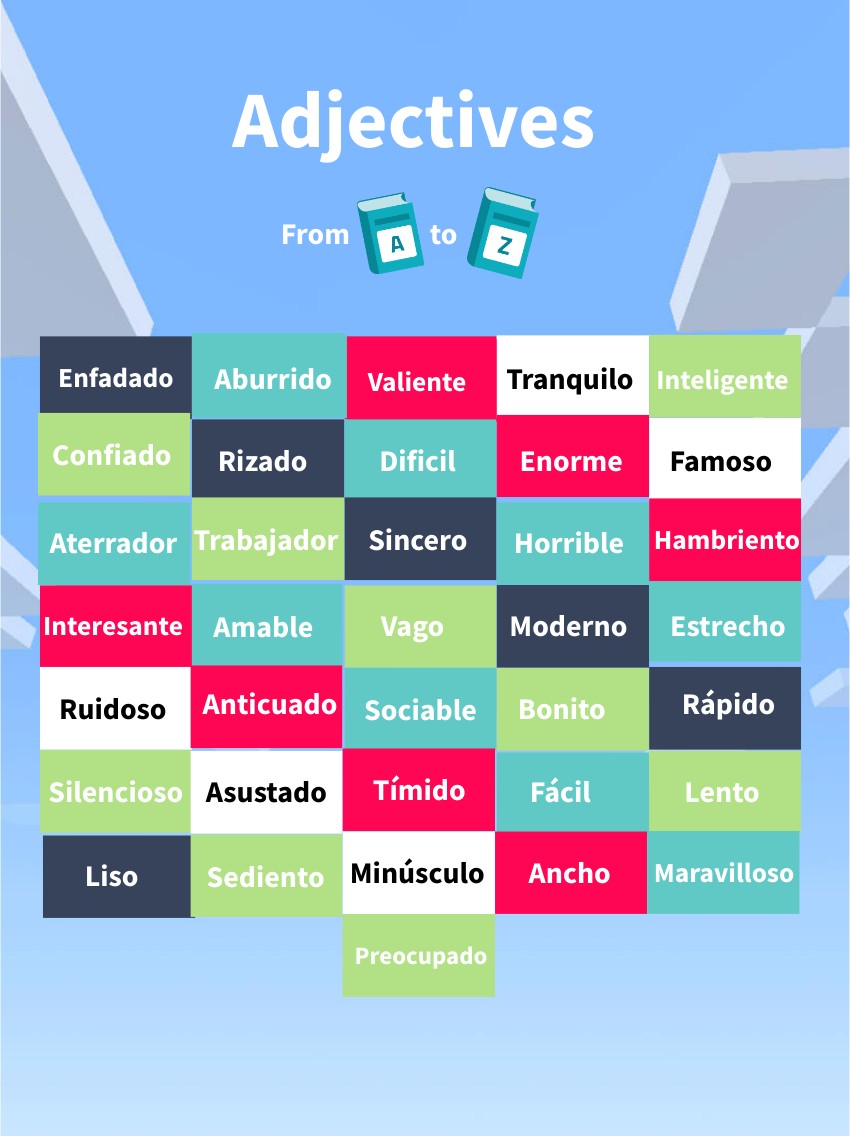 Adjectives: vocabulary | Genially