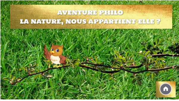 Jeu de piste philo Nature | Genially