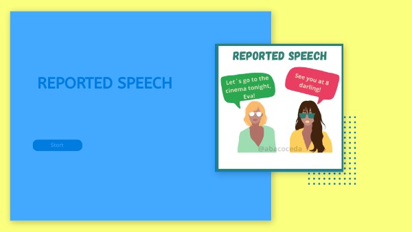 REPORTED SPEECH | Genially
