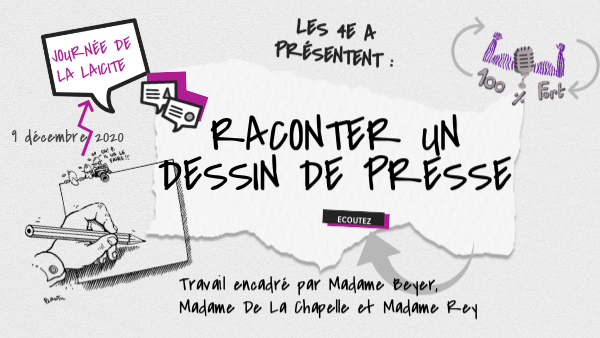 Les 4A racontent des dessins de presse sur la liberté d'expression ...