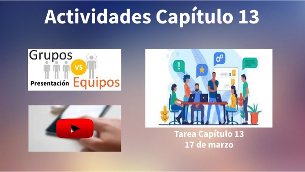 Actividades Capítulo 13