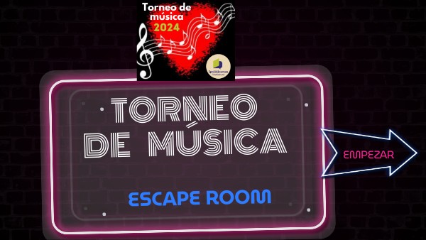 Cuarto de escape del Torneo de música 2024 | Genially