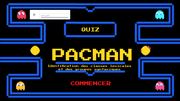 Pacman grammatical | Genially
