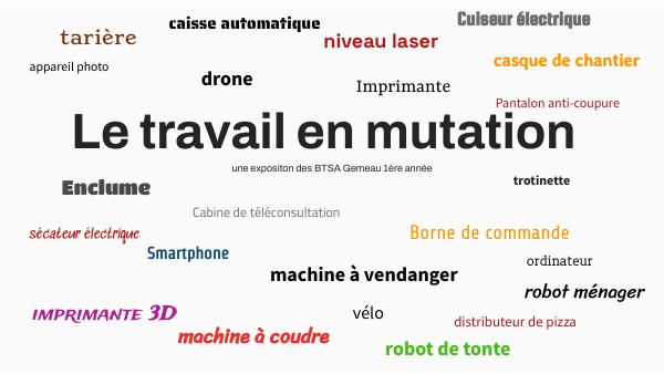 Travail en mutation-expo | Genially