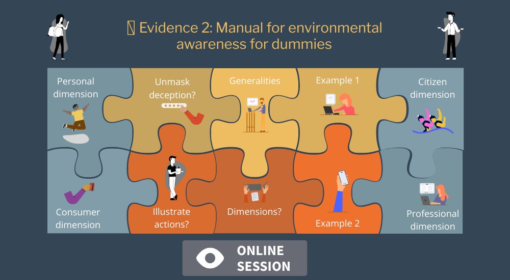 Evidence 2: Manual for environmental awareness for dummies | Genially
