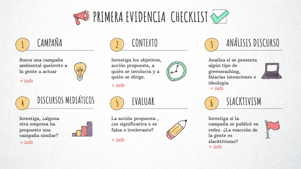 Primera Evidencia: Checklist | Genially