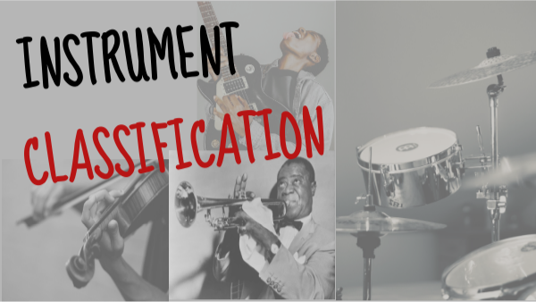 INSTRUMENTS FAMILIES | Genially