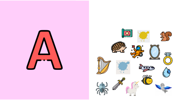 Qué palabra empieza por esta vocal | Genially