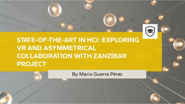 State-of-the-Art in HCI