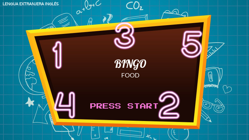 BINGO comida