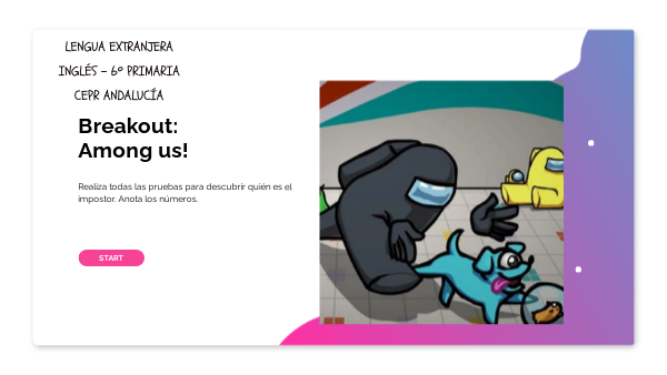 Breakout among us | Genially