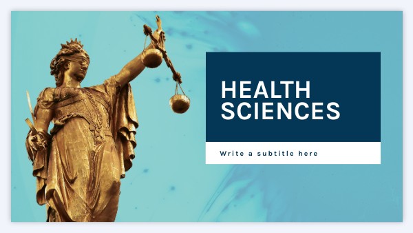 HEALTH SCIENCES PRESENTATION
