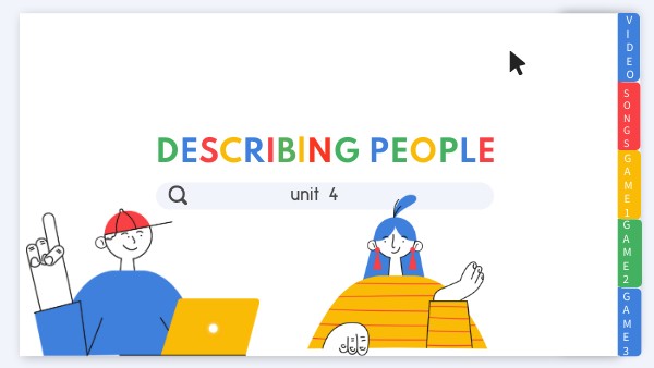 Describing people | Genially