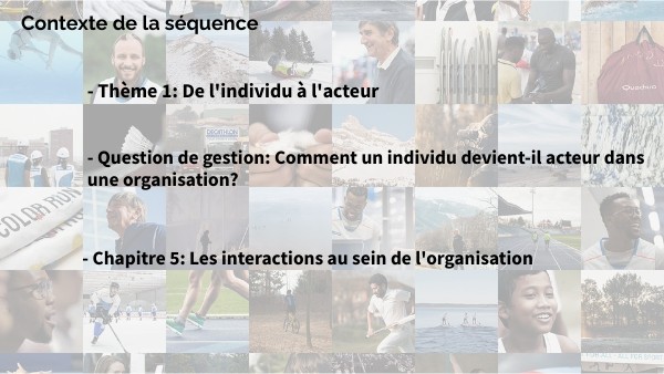 Chap 5: Les interactions au sein de l'organisation + travail coll 2023 | Genially