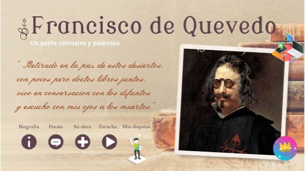 Infografía sobre Quevedo | Genially