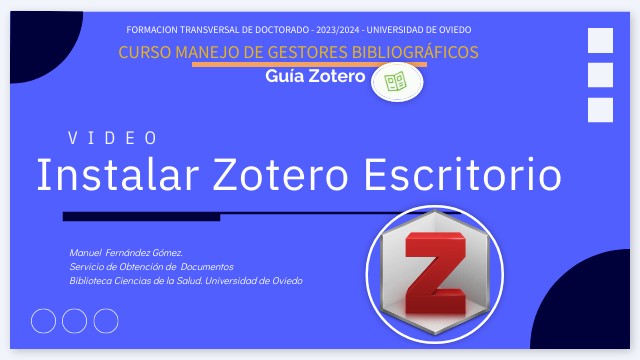 2024 Descargar e instalar zotero 6 | Genially