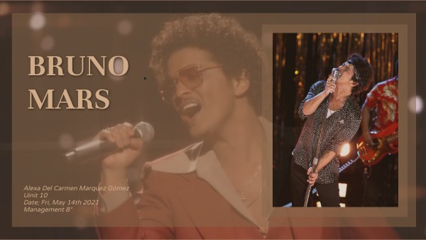 TALENTS AND SKILLS BRUNO MARS | Genially