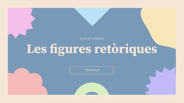 LES FIGURES RETÒRIQUES