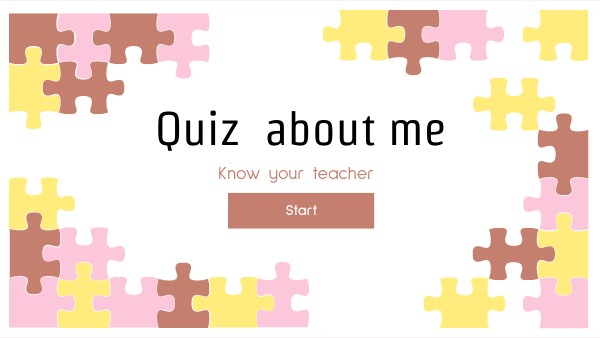 QUIZ ABOUT ME