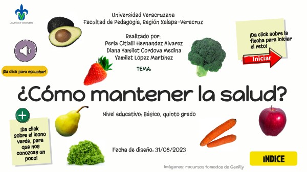 Multimedia educativa. Como mantener la salud | Genially