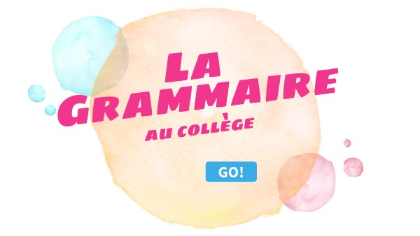 Grammaire | Genially