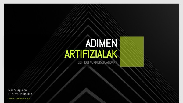 Adimen artifizialak