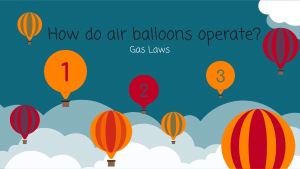 HOT AIR BALLOON Gas Laws | Genially