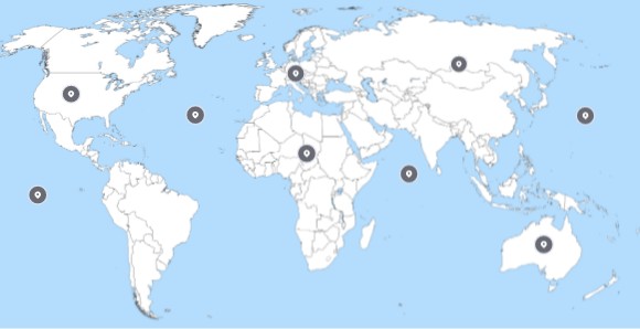 Carte continents et océans | Genially