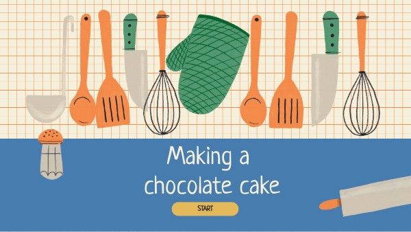 MAKING A CHOCOLATE CAKE
