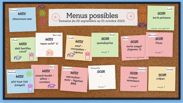 Menus | Genially