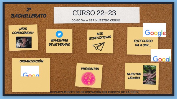 2º Bachillerato_ACOGIDA_2223_DINÁMICA DE REENCUENTRO | Genially