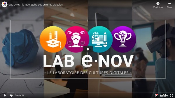 Lab e·nov : le laboratoire des cultures digitales | Genially
