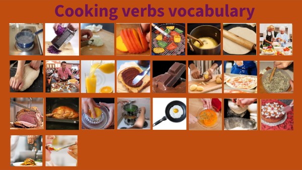 COOKING VERBS | Genially