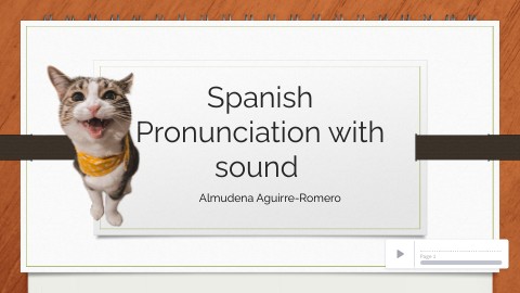 Spanish Pronunciation with Voice