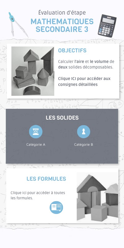 Évaluation Aire et Volume | Genially