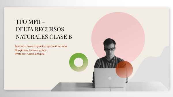 TPO MFII- Delta Recursos Naturales | Genially