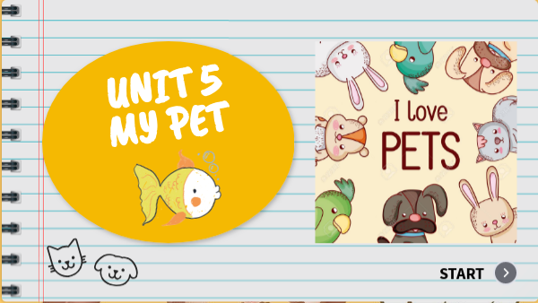 "My pet" Unit 5 1st Primary | Genially