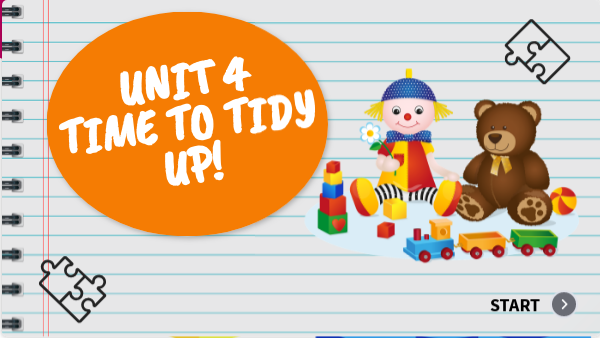 Time to tidy up! Unit 4 1st Primary | Genially