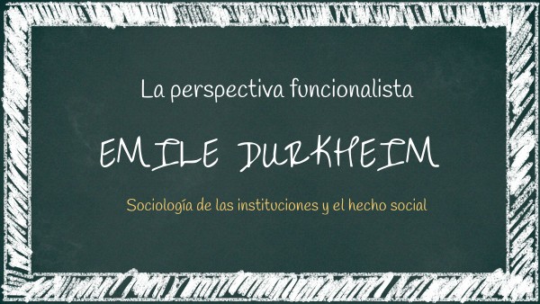 Funcionalismo | Genially