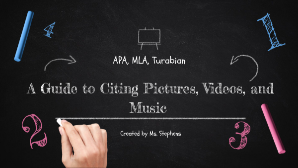 Citations for Pictures, Videos, and Music | Genially