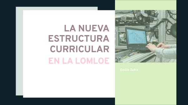 Nueva Estructura Curricular LOMLOE | Genially