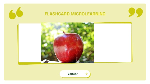 Flashcard microlearning