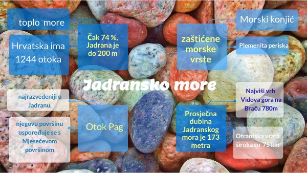 Jadransko more zanimljivosti | Genially